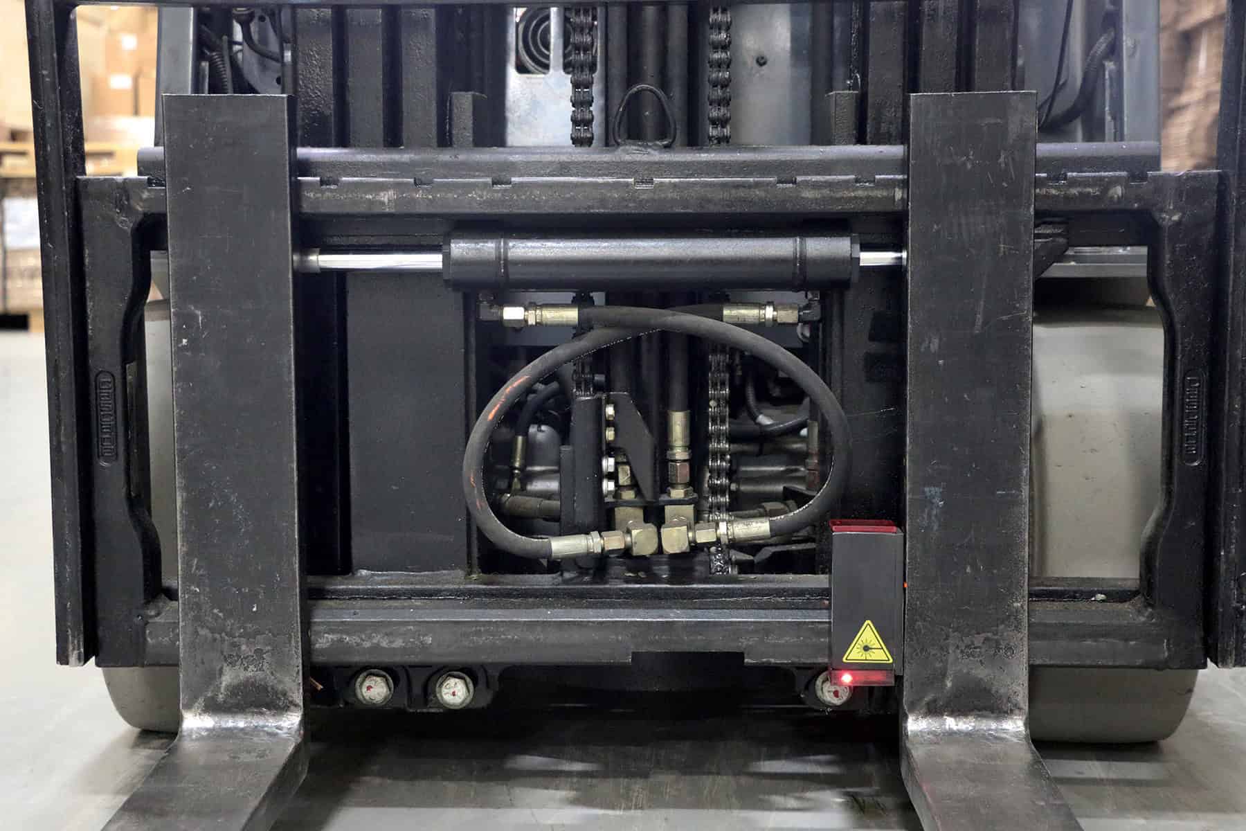 Laser-Guide Fork Guidance System - Forklift Training Systems